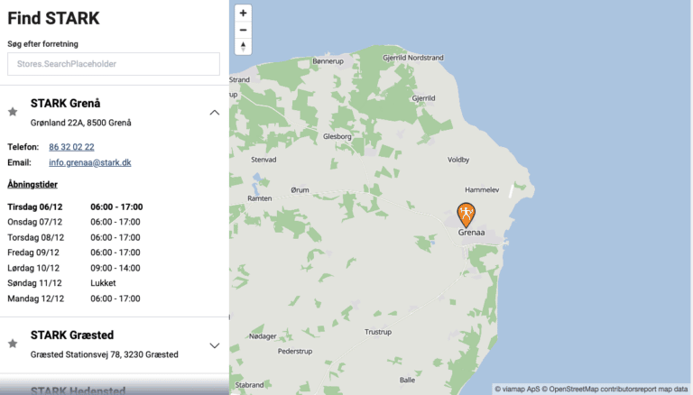 Stark map solution Viamap