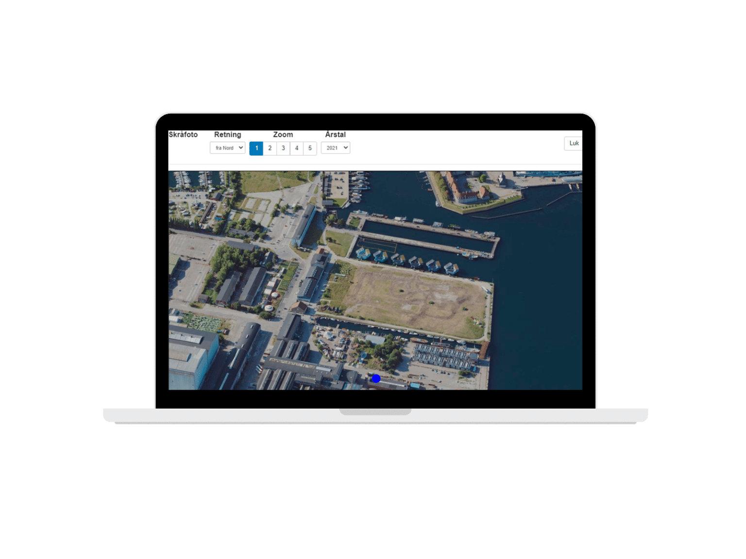 Oblique photos - View buildings via aerial oblique photos