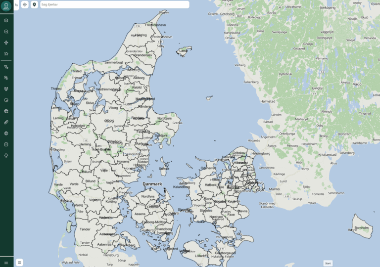 Kommunegrænser i Danmark – Visualiser i Mapit GIS-platform Viamap