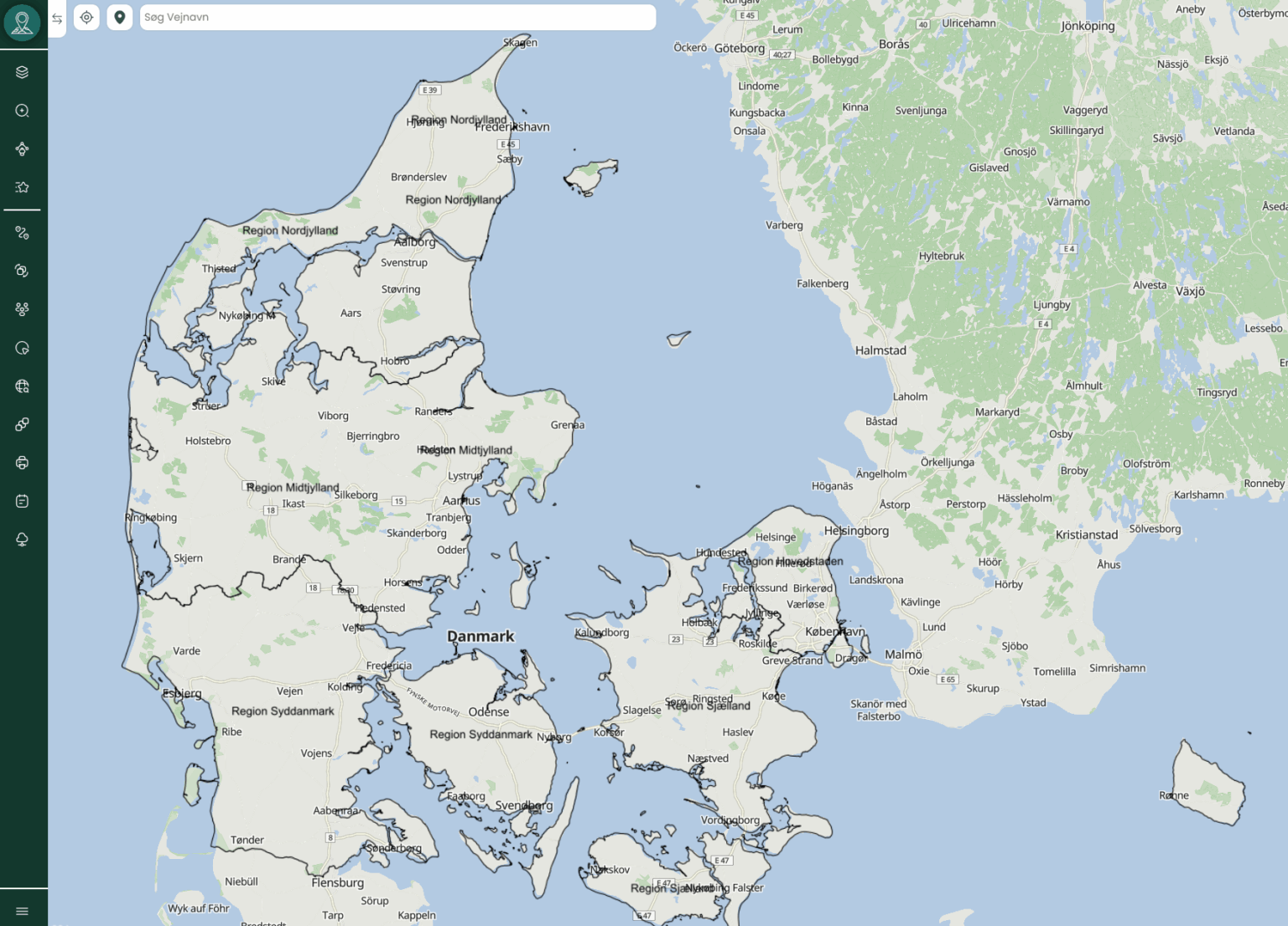 Regionsgrænser i Danmark – Kortlag i Mapit til analyse og planlægning ...