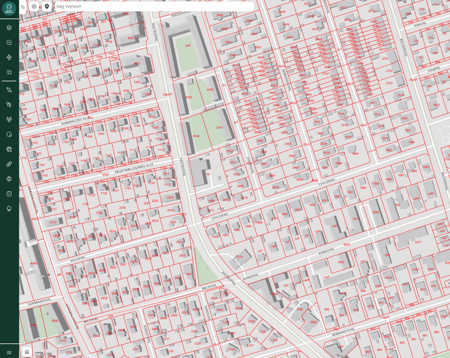 Jordstykke i Mapit – Se matrikelkort og ejendomsgrænser Viamap