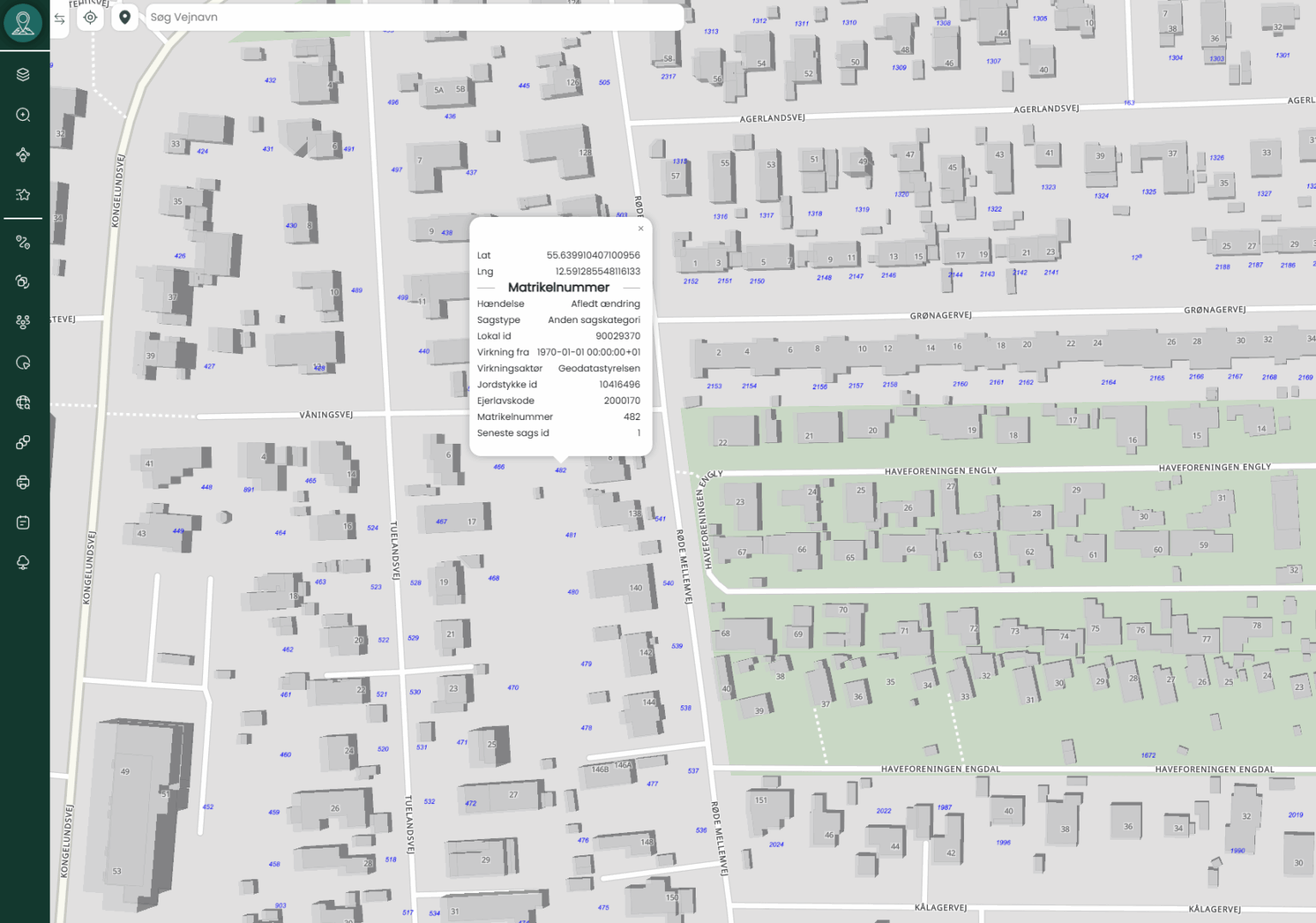 Matrikelnummer i Mapit – Se ejendomsgrænser og arealdata visuelt Viamap